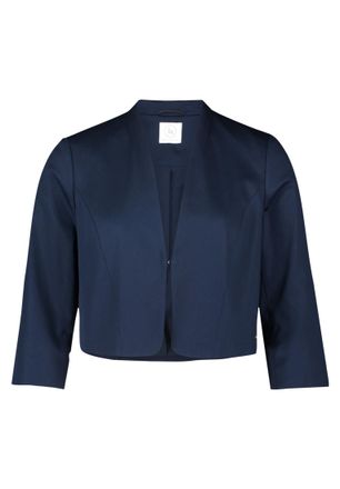 Betty & Co Damen Bolero-Jacke unifarben 46, Dunkelblau