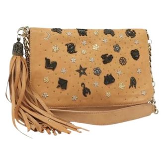 Jimmy Choo London Pre-owned Leder Handtaschen - - Pre-owned - Damen - Beige - ONE SIZE