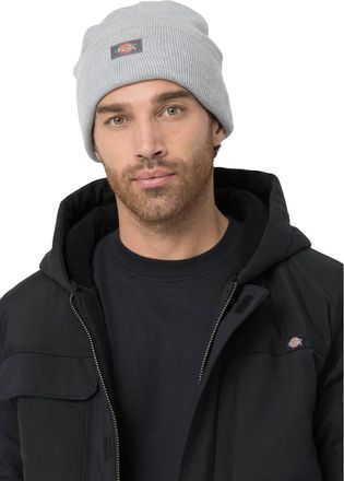 Dickies Unisex, Umgeschlagene Acryl-Beanie-Mütze, Heather Grey, OS