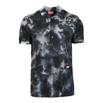 Diesel Polo en Coton - Homme - Tops - Gris - Taille: L