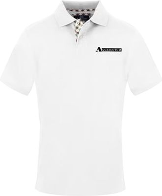 Aquascutum Poloshirt f&uuml;r Herren, Piqu&eacute; (Wei&szlig;)