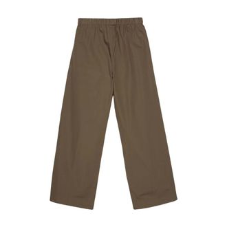 Aspesi Femme, Pantalons, Vert, Taille: 40 FR Pantalon en coton &eacute;lastiqu&eacute;