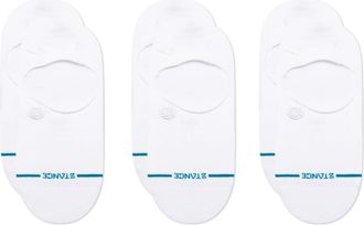 Stance No Show Socks - Icon - 3 Pack (Wei&szlig;, Medium)