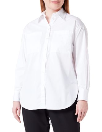 Seidensticker Damen Bluse - Fashion Bluse - Regular Fit - Hemdbluse - Langarm - mit 2 Brusttaschen - 100% Baumwolle