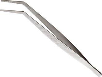 Mercer Culinary Pr&auml;zisions-Kochpinzette Edelstahl gerade, Silber silber