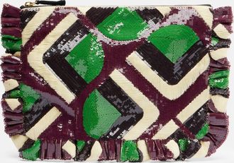 La DoubleJ Clutch mit Pailletten