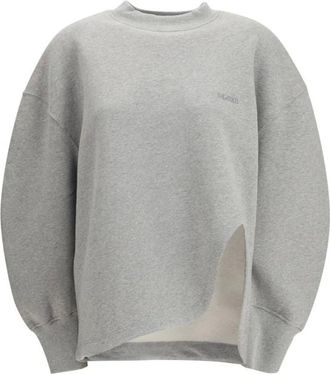 The Attico Femme, Sweatshirts et sweats &agrave; capuche, Gris, Taille: 34 FR SweaT-shirt Oversize