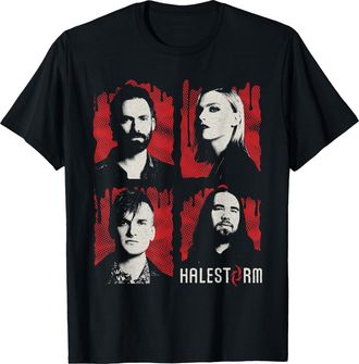 Halestorm Offizielles Drip Band T-Shirt, Unisex Erwachsene, Schwarz, S