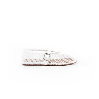 Alaia Ballet Flats in Fishnet