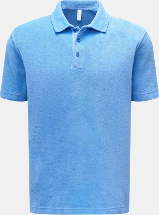 04651/ Herren - Frottee-Poloshirt Terry Polo blau