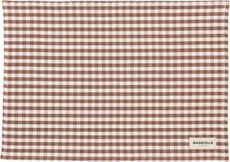 Gabrielle Paris Set de table vichy Moka Gabrielle Paris