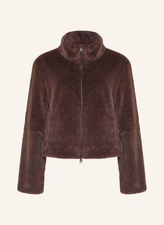 Marc Cain Kunstfell-Jacke braun