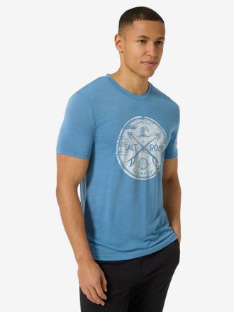 super.natural T-Shirt f&uuml;r Herren, Merino SALT & ROCK stylisch, atmungsaktiv