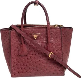 Prada Sac &agrave; main vintage Pre-owned - Femme - Pre-owned - Rouge - Taille: ONE Size