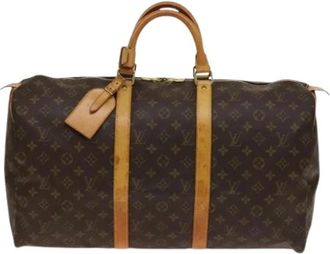 Louis Vuitton unisex, Pre-owned, Brun, Taille: ONE Size Sac Week-End Vintage en Toile Pre-owned