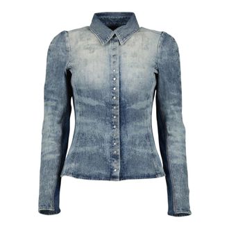 Diesel De-Masly-Fsh Shirt - - Jackets - Damen - Blau - M