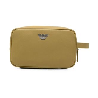 Emporio Armani Saffiano Beauty Case - - Bags - Herren - Gr&uuml;n - ONE SIZE