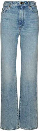 Khaite Bootcut Jeans - Hellblau