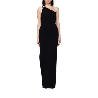 Elisabetta Franchi Abito Red Carpet in maglia punto stoffa - - Dresses - Damen - Schwarzk - L