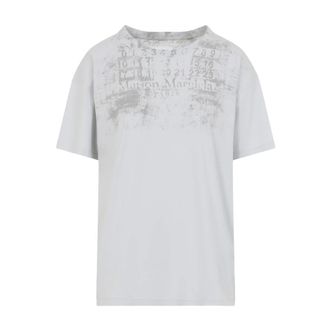 Maison Margiela Number Regular T-shirt - - Tops - Damen - Grau - XS
