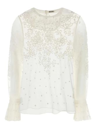 Bode blouse Middlemist - Blanc