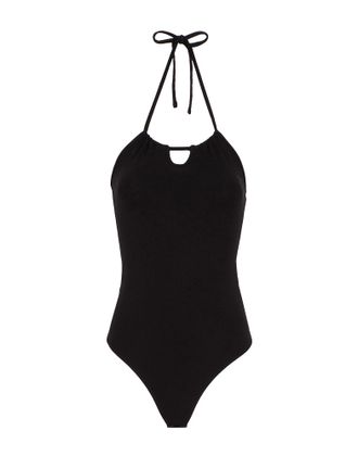 8 by YOOX VISCOSE JERSEY HALTER BODYSUIT