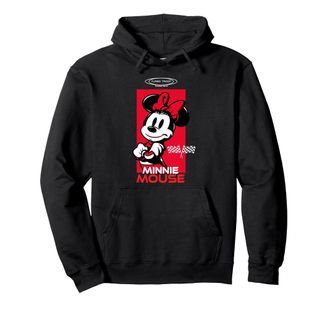 Disney Racing Minnie Mouse Turbo Troop Race Car Driver Pullover Hoodie