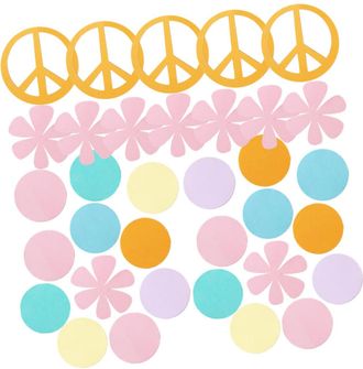 Valiclud 100 Stück Bunte Papierstreudekoration Rund Bruchfestes Streupapier für Hochzeiten Babypartys und Geburtstagstische