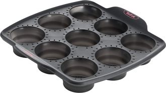 T-fal J4174714 CRISPYBAKE Form 9 einziehbare Silikonmuffins 30X29 cm