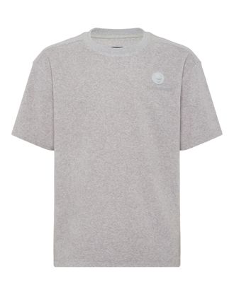 Plein Sport Sponge Cotton Round Neck T-Shirt
