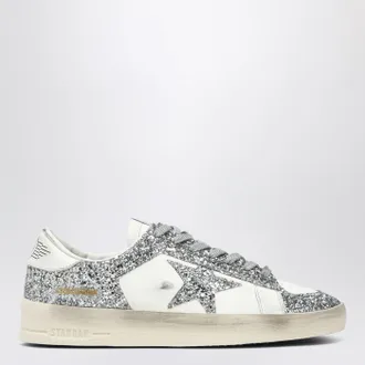 Golden Goose Stardan Sneaker Wei&szlig;/Silber glitter