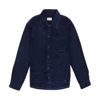 Nowadays Nowadays - Surchemise en velours c&ocirc;tel&eacute; - Homme - Vestes - Bleu - Taille: L