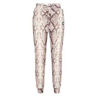 Philipp Plein Jogginghose All-Over Python - - Trousers - Damen - Beige - S