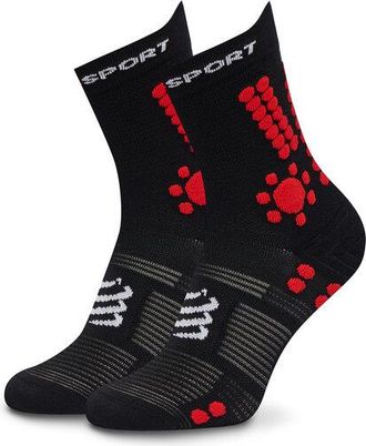 Compressport Lange Socken Pro Racing V4.0 Trail U XU00048B Schwarz