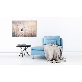 Artgeist home24 Bild August Melody Leinen Multicolor 90 x 60cm