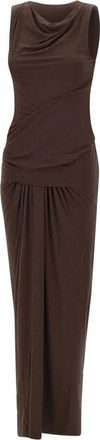 Entire studios Entire Studios, Femme, Robes, Brun, Taille: 40 FR Drape Dress