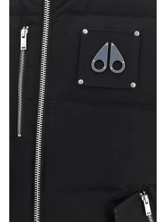 Moose Knuckles Mens Vest Westmount Original Black Outer: Cotton Padded & Down Jackets