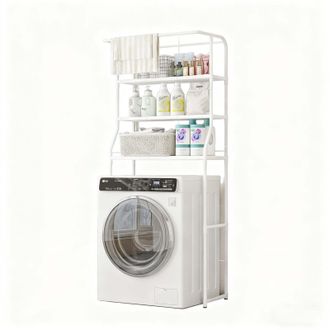 Generic Regal &uuml;ber der Waschmaschine - Badezimmer-Organizer &uuml;ber der Toilette, Mehrzweck-Badezimmer-Organizer und Aufbewahrungsm&ouml;glichkeiten for Waschk&uuml;che/Wa
