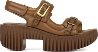 4CCCCees 4Ccccees, Femme, Chaussures, Brun, Taille: 36 EU Plia Kiko Platform Sandal