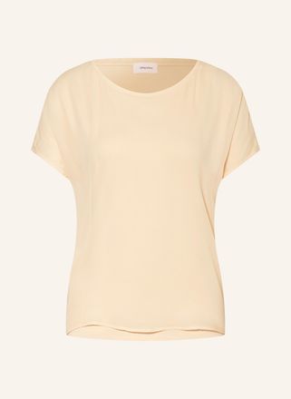 Darling Harbour Darling Harbour Blusenshirt Im Materialmix beige
