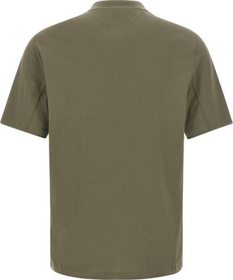 Brunello Cucinelli Logo-Embroidered Cotton Jersey T-Shirt - Olive