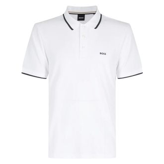 HUGO BOSS Homme, Tops, Blanc, Taille: 2XL Polo Parlay 190