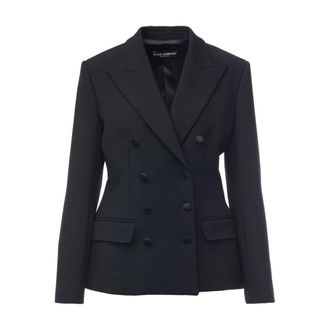 Dolce & Gabbana Stilvolle Schwarze Jacke f&uuml;r M&auml;nner - - Jackets - Damen - Schwarzk - XL