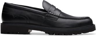 Clarks Unisex Berwick Lo Shoes, Black Leather, 42.5 EU
