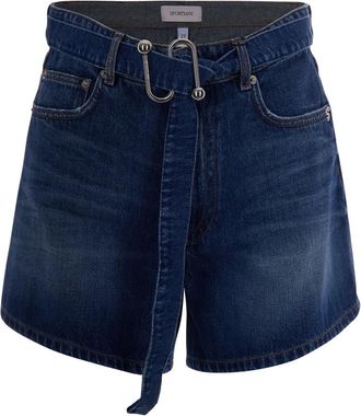 Sportmax Femme, Shorts, Bleu, Taille: 34 FR Denim Shorts