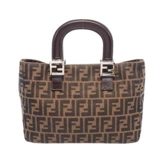 Fendi Pre-owned Zucca Canvas Leather Tote Bag - - Pre-owned - Damen - Braun - ONE SIZE