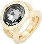 Uno De 50 UNOde50 Bague plaqu&eacute;e or 18 carats avec cristal gris