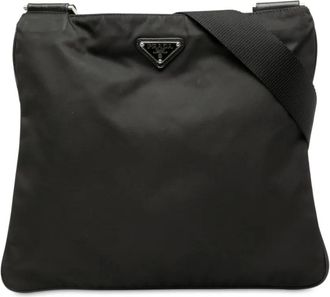 Prada 2013-2025 Tessuto Zip Top crossbody bag - Schwarz