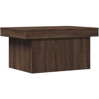 vidaXL Vidaxl - Couchtisch Braun Eichen-Optik 80x55x40 cm Holzwerkstoff