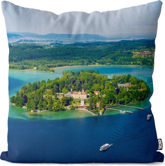 Void Watches Insel Mainau Kissenbezug Kissenhülle Deko Polyester Dekoration Garten Dekokissen, Kissen Größe:40 x 40 cm